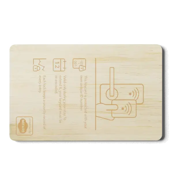 Wooden Hotel Key Card - Smart Innovation The Best Hotel Card Provider